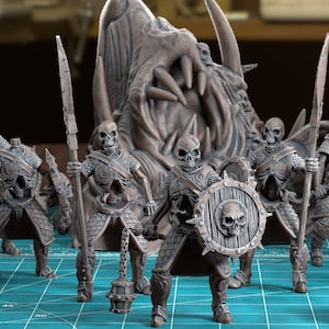 10PC Crypt Skeletons, Dnd, Dungeons and Dragons, Miniature Army for ...
