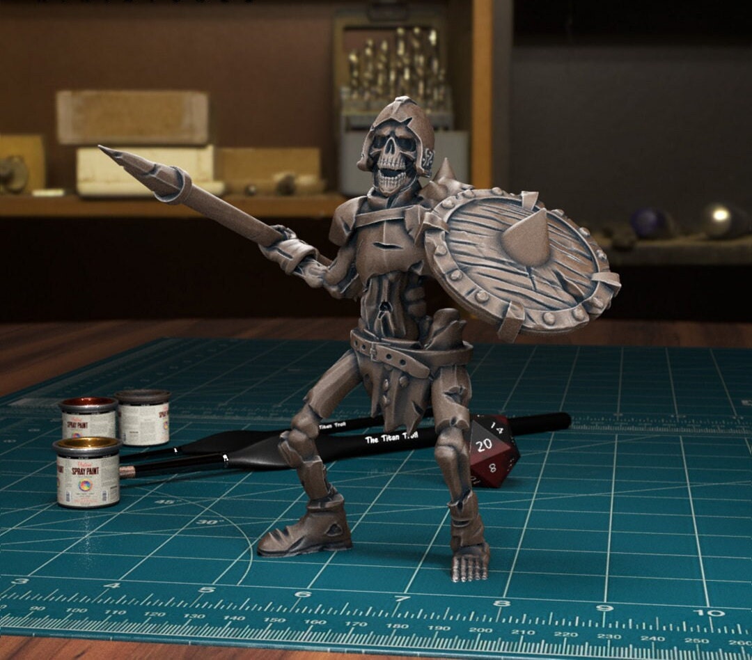 10PC Armored Skeletons, Dnd Miniature Army for Table Top Games ...