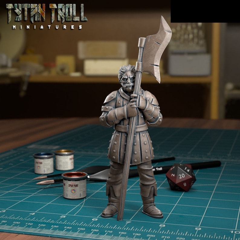 9PC Village Guards, Dnd Miniature Guards for Table Top Games, Wargames ...