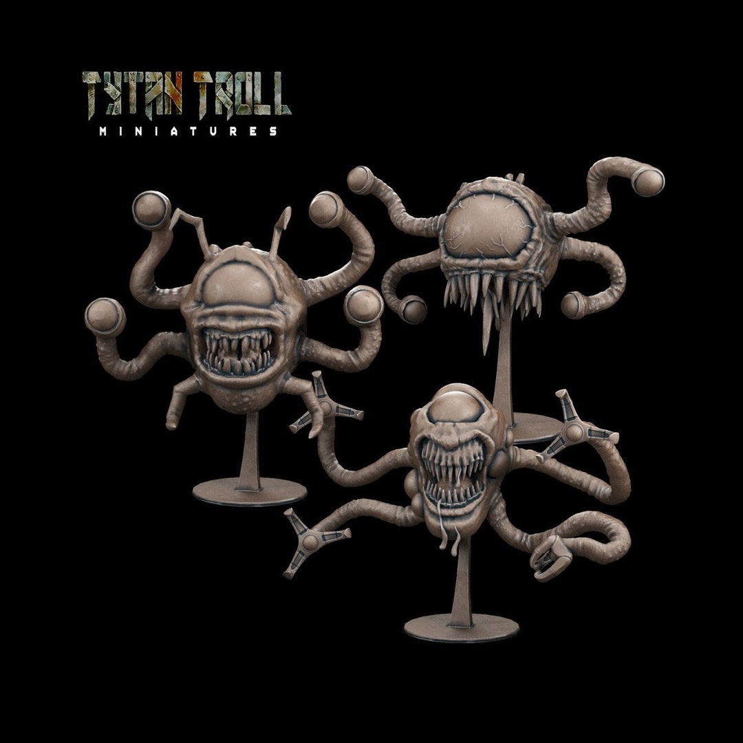 3PC Beholder Pack for Table Top Games, Dnd, Pathfinder, Wargames ...