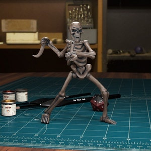 6PC Unarmored Skeleton Pack, Dnd Miniature Army for Table Top Games ...