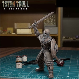 11PC Northern Village Guards, Dnd Miniature Guards for Table Top Games ...