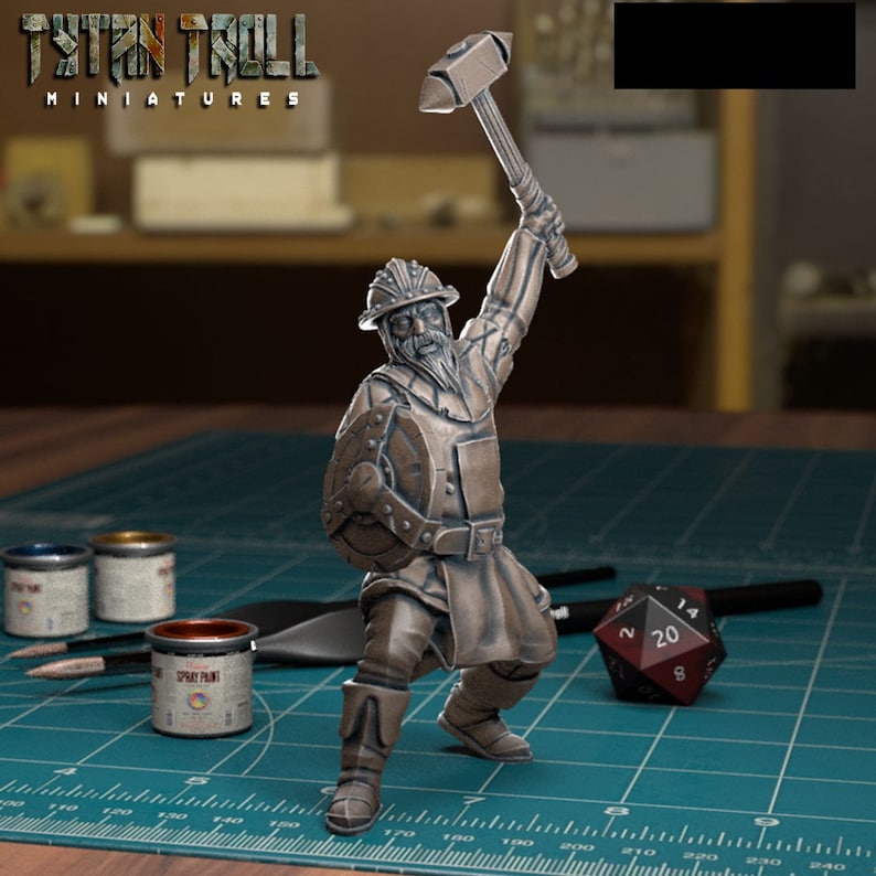 13PC City Guards Dnd Miniature Guards for Table Top Games - Etsy