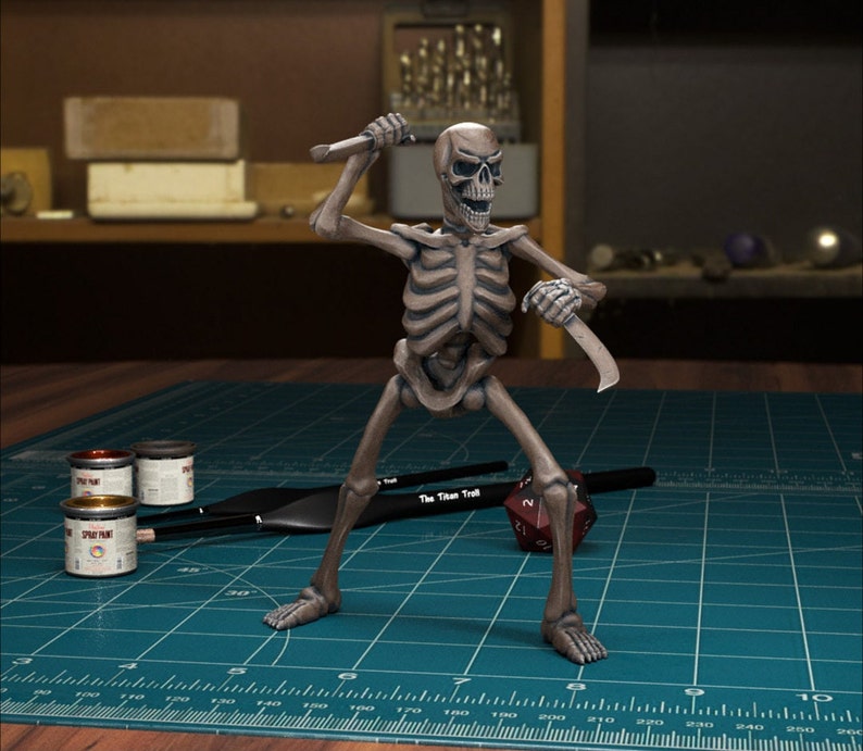 16PC Skeleton Horde Dnd Miniature Army for Table Top Games - Etsy