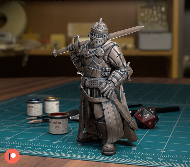 10PC Armored Stronghold Guards, Dnd Miniature Guards for Table Top ...