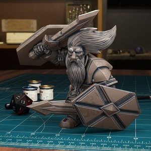 10PC Male Dwarven Guards, Dnd, Dnd Miniature Guards for Table Top Games ...