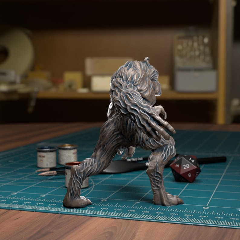 Werewolf Dnd Monster Miniature for Table Top Games - Etsy