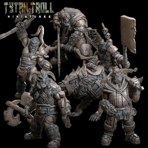 12PC Orcish Horde, Dnd, Dungeons and Dragons, Miniature Army for Table ...