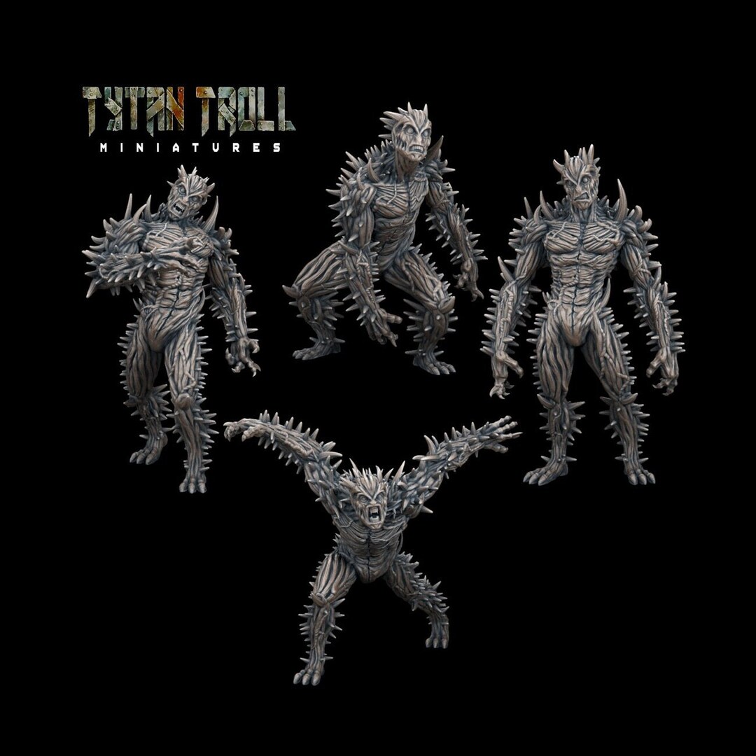 4PC Needle Blight Spawns Miniature Hell Spawns for Table Top Games, Dnd ...
