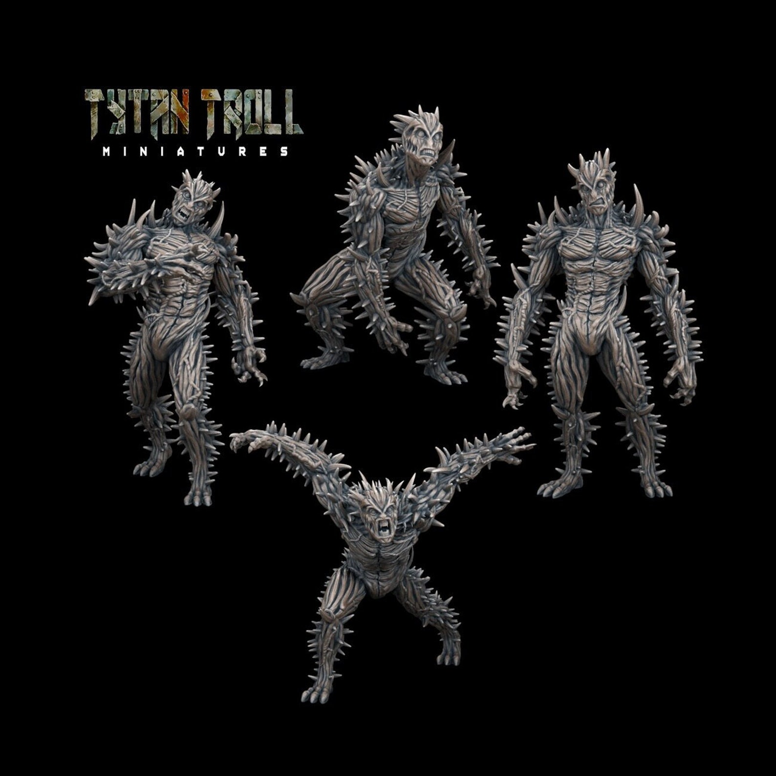 4PC Needle Blight Spawns Miniature Hell Spawns for Table Top - Etsy