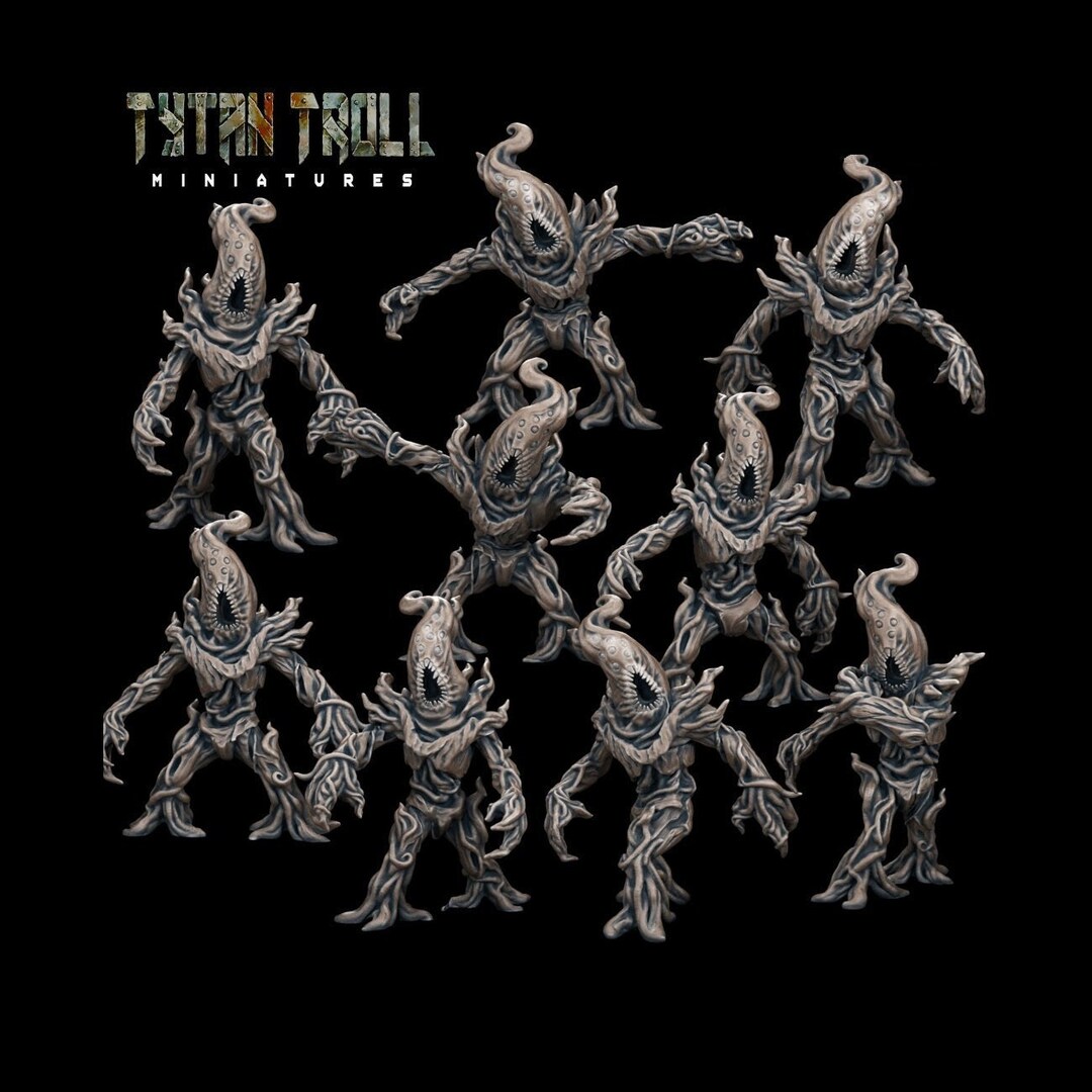 9PC Tree Blight Bundle Dnd, Dungeon and Dragons, Miniature Army for ...