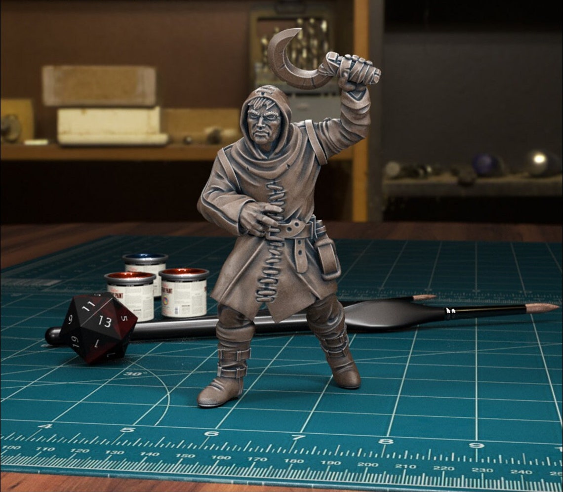 8PC Village MOB, Dnd Miniature MOB for Table Top Games, Wargames ...