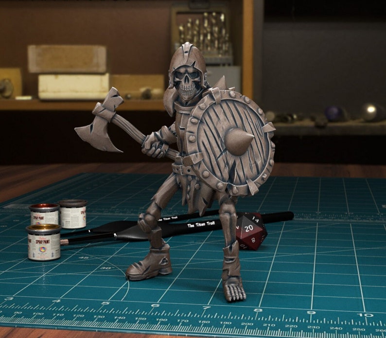 10PC Armored Skeletons, Dnd Miniature Army for Table Top Games ...