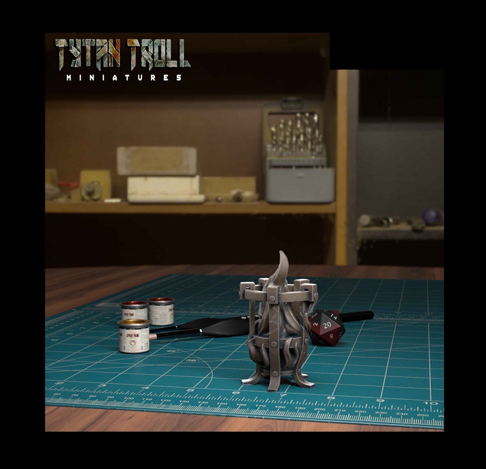 Lit Brazier Dnd Dnd Miniature Scatter for Table Top Games - Etsy