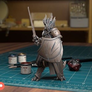 10PC Armored Stronghold Guards, Dnd Miniature Guards for Table Top ...