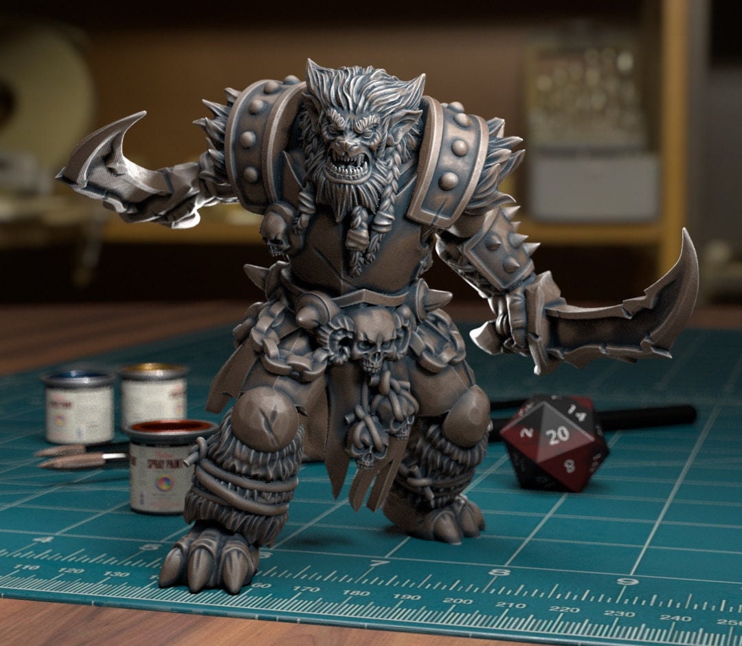 4PC Bugbear Ambush Miniatures for Table Top Games Dnd - Etsy