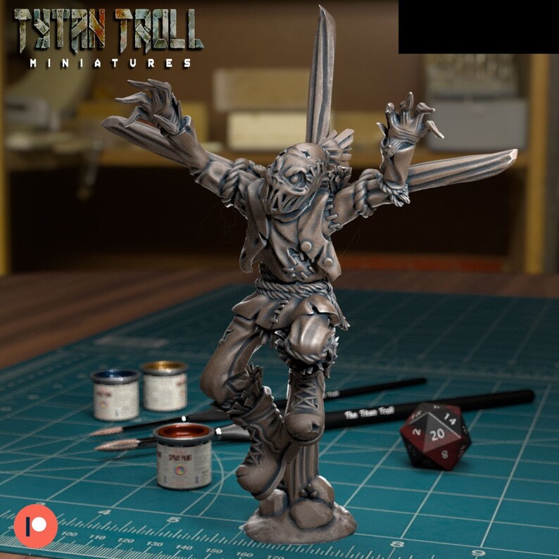 6PC Scarecrow Bundle Dnd, Dungeon and Dragons, Miniature Army for Table ...