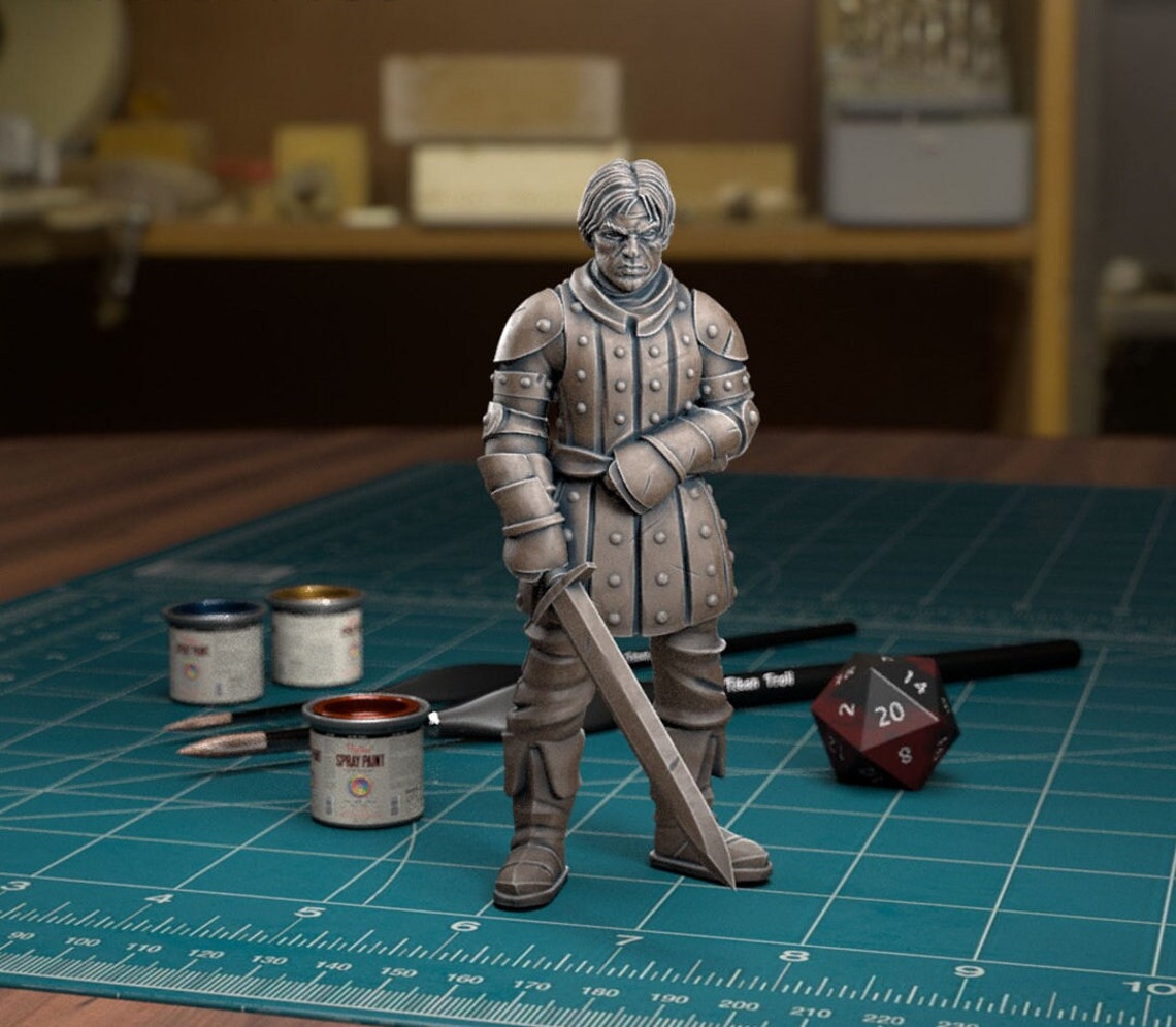 9PC Village Guards Dnd Miniature Guards for Table Top Games - Etsy