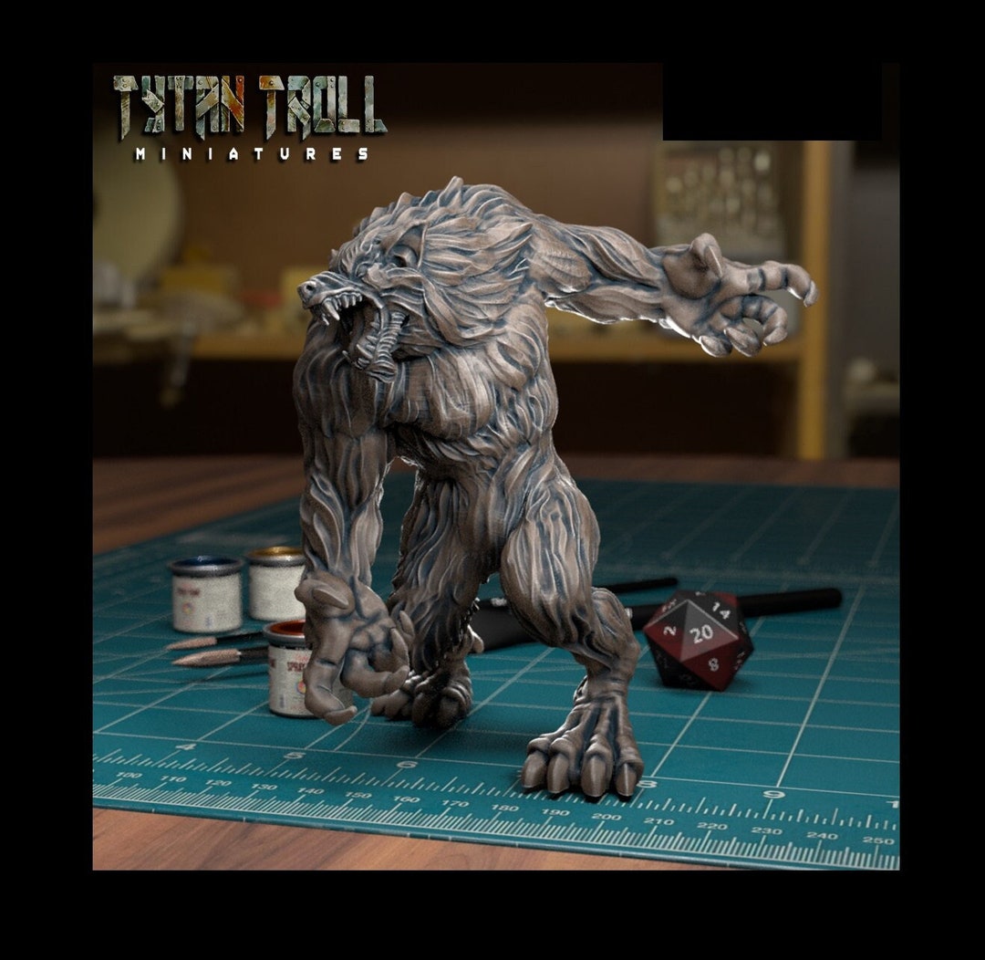 Werewolf, Dnd Monster Miniature for Table Top Games, Pathfinder ...