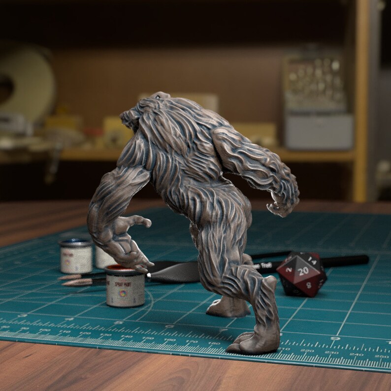 Werewolf Dnd Monster Miniature for Table Top Games - Etsy