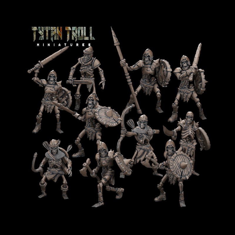 Dnd Skeleton Soldiers - Etsy