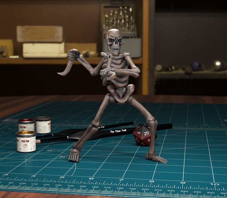 16PC Skeleton Horde Dnd Miniature Army for Table Top Games - Etsy
