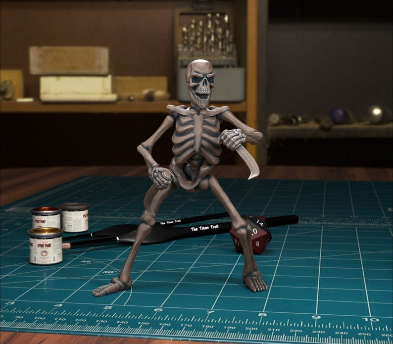 16PC Skeleton Horde Dnd Miniature Army for Table Top Games - Etsy