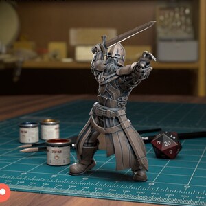 10PC Armored Stronghold Guards, Dnd Miniature Guards for Table Top ...