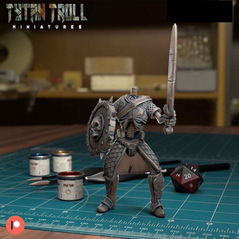 10PC Crypt Skeletons Dnd Dungeons and Dragons Miniature - Etsy