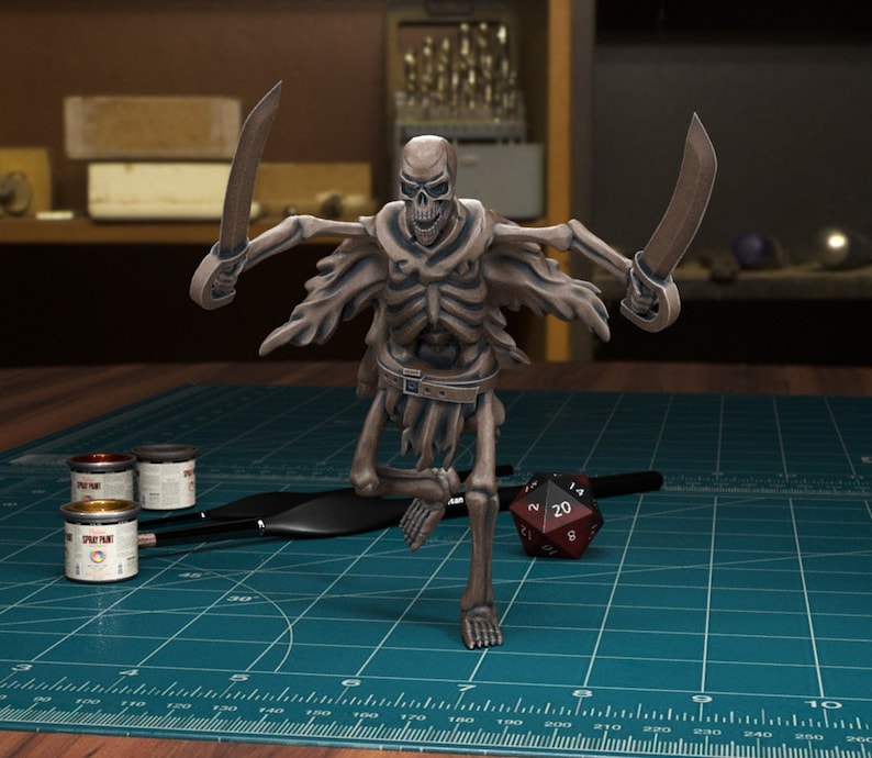 16PC Skeleton Horde Dnd Miniature Army for Table Top Games - Etsy