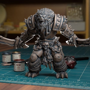 4PC Bugbear Ambush Miniatures for Table Top Games, Dnd, Wargames ...