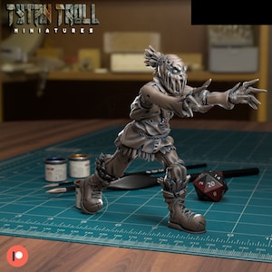 6PC Scarecrow Bundle Dnd, Dungeon and Dragons, Miniature Army for Table ...