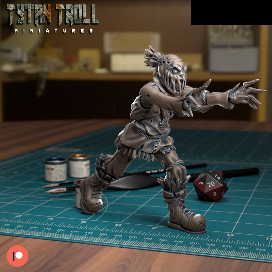 6PC Scarecrow Bundle Dnd, Dungeon and Dragons, Miniature Army for Table ...