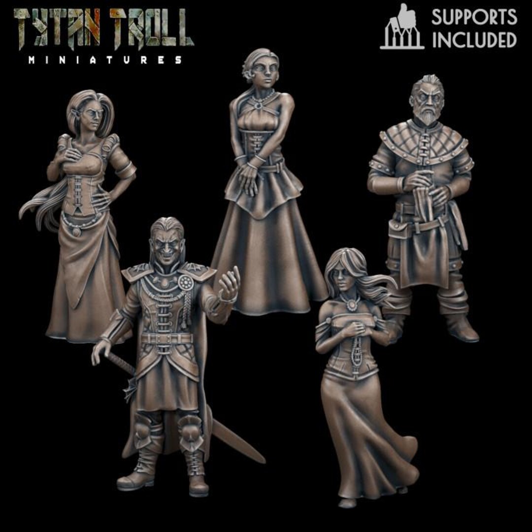 5pc Curse of Strahd (mini Pack 03) 28mm/32mm TTRPG Dnd Wargaming ...