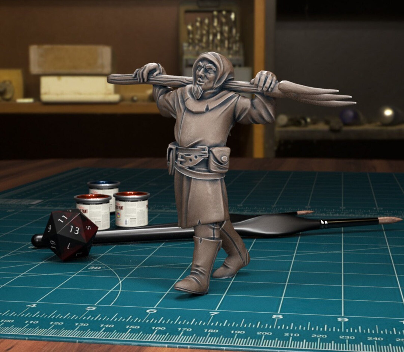 8PC Village MOB, Dnd Miniature MOB for Table Top Games, Wargames ...