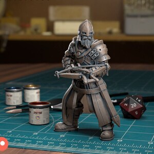 10PC Armored Stronghold Guards, Dnd Miniature Guards for Table Top ...