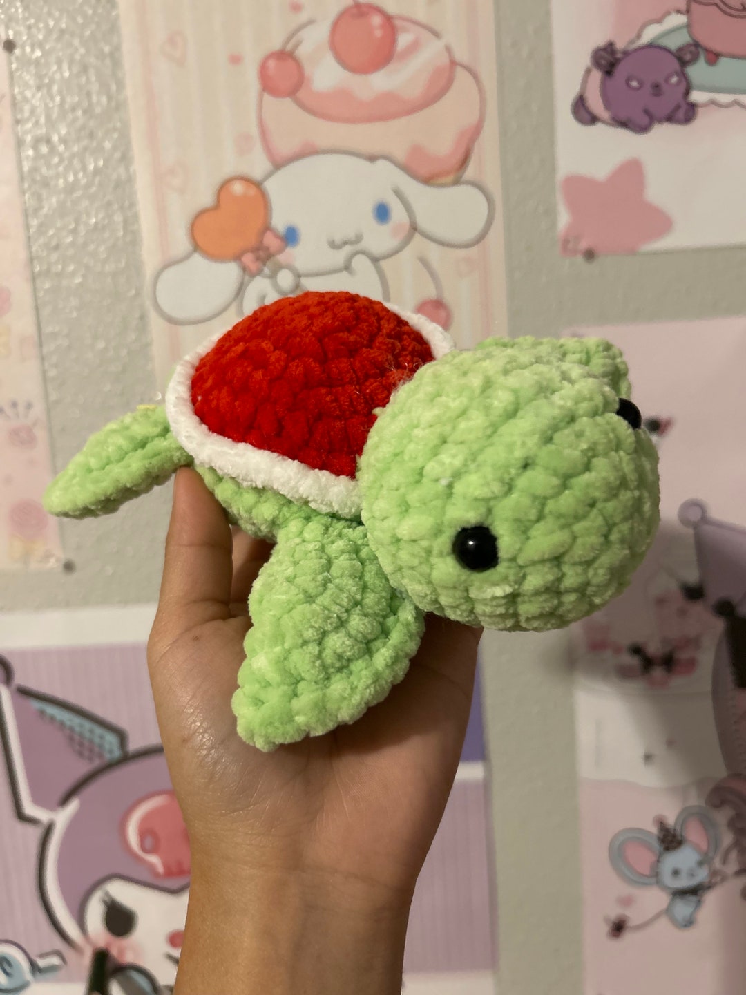 Small Turtle Handmade Crochet Plushie Amigurumi - Etsy