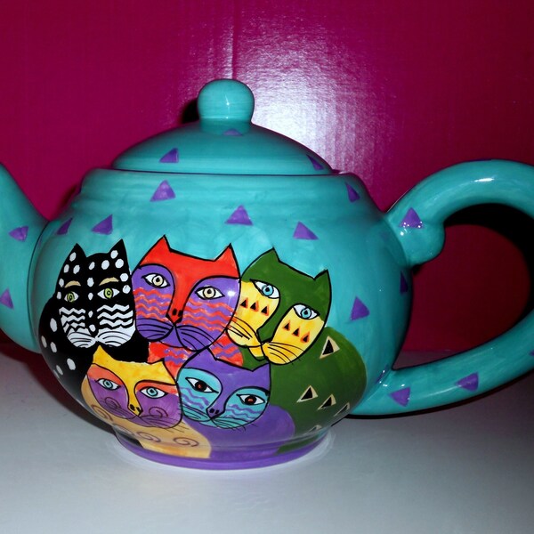 Cat Tea Pot - Etsy
