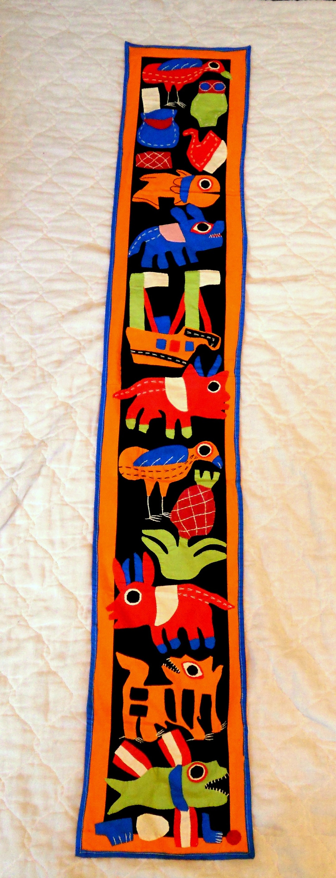 1960's AFRICAN APPLIQUE - From Benin, West Africa (formerly Dahomey ...