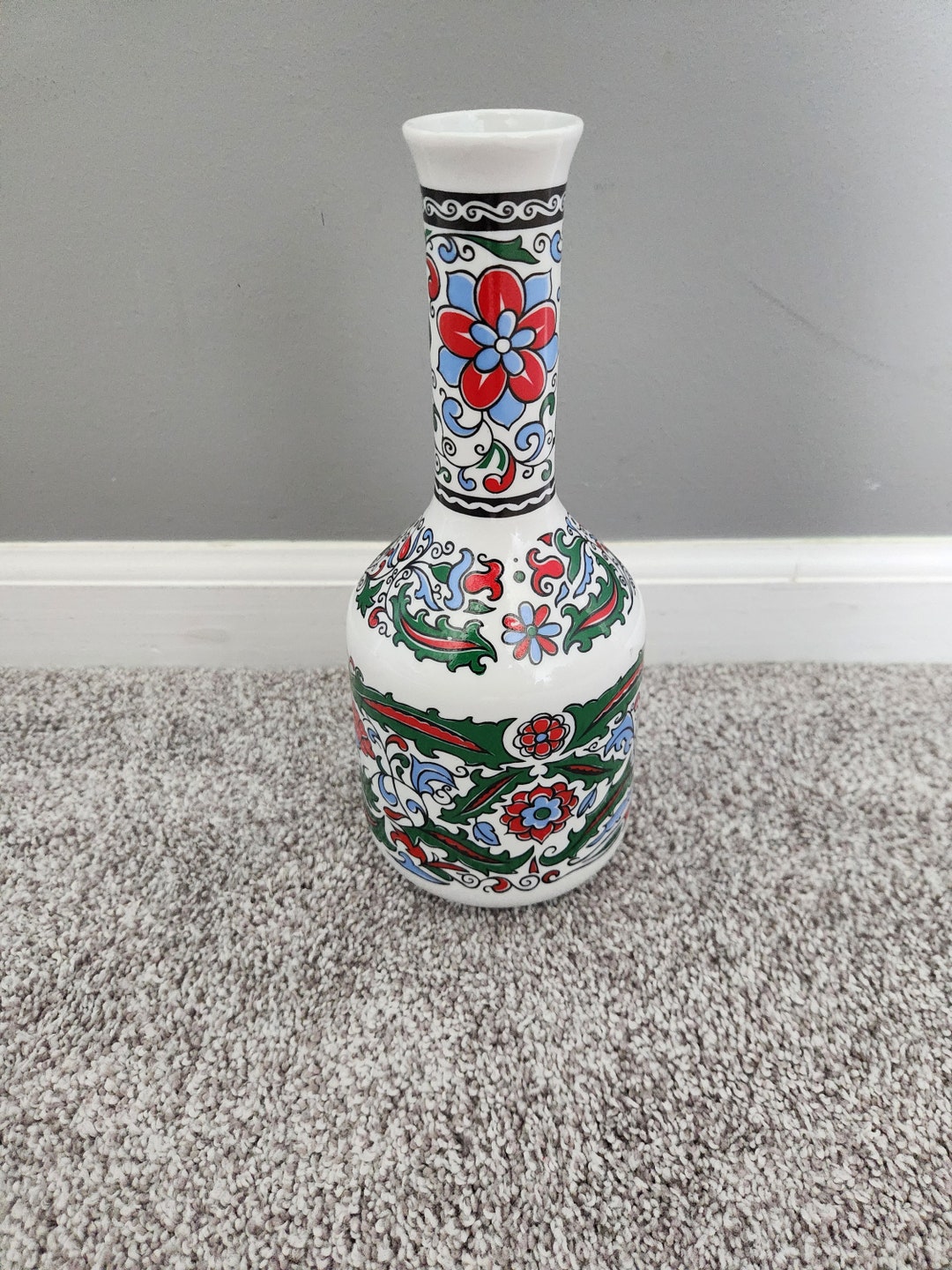 Metaxa Bottle/decanter Handmade Porcelain Vase - Etsy