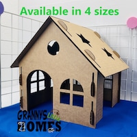 Life Size Cardboard House | Large Cardboard House | DIY Train | Sturdy ...