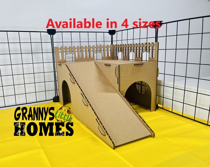 Gideons Hideout Cardboard House for Rabbits Hideout and Chew - Etsy
