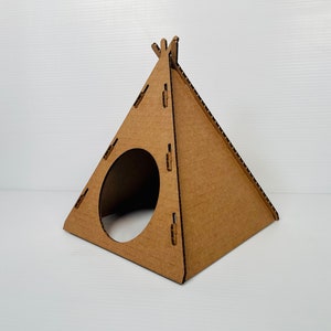 Cardboard Teepee Hidey - Etsy