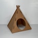 Cardboard Teepee Hidey - Etsy