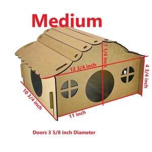 Cardboard Hobbit Style Hidey - Etsy