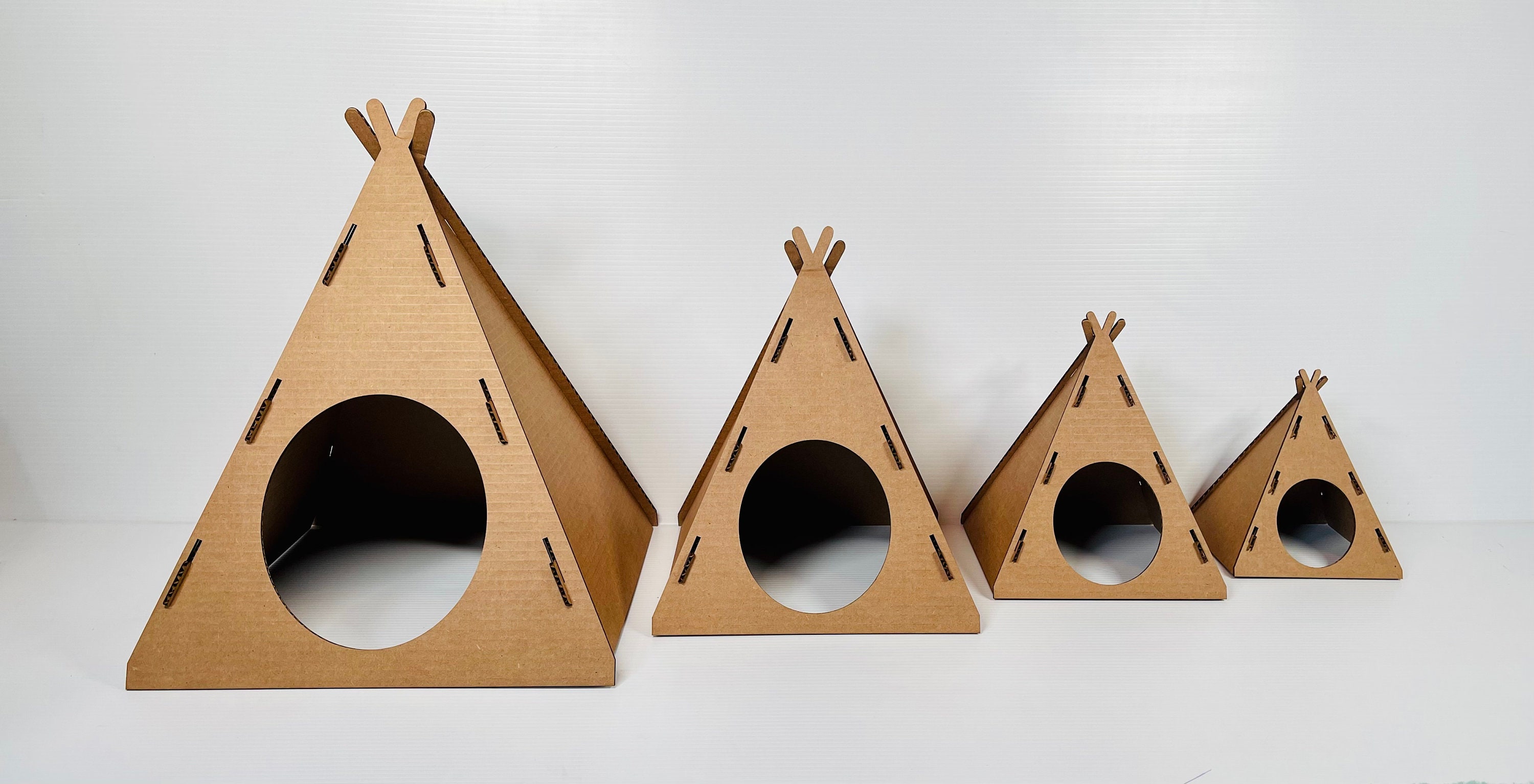 Cardboard Teepee Hidey - Etsy