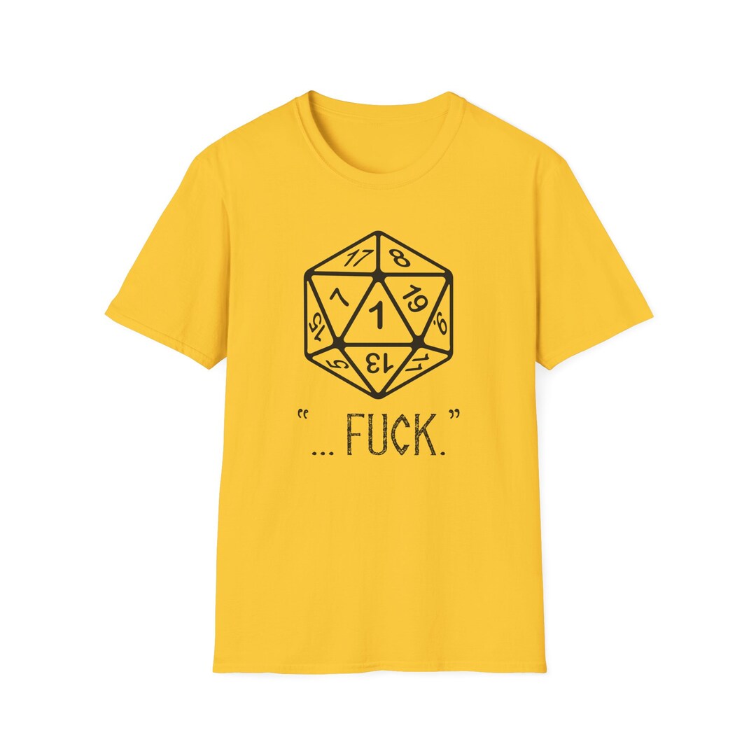Dnd D20 Critical Failure Unisex Softstyle T-shirt - Etsy
