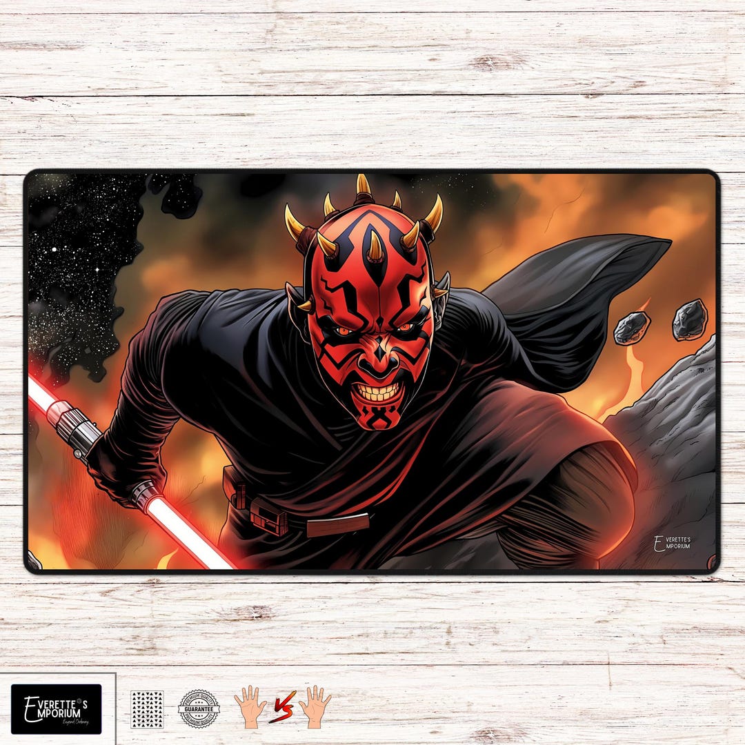 Sith Assassin - SWU Playmat - 24"x14" or 31.5"x15.5" - Board Game TCG ...