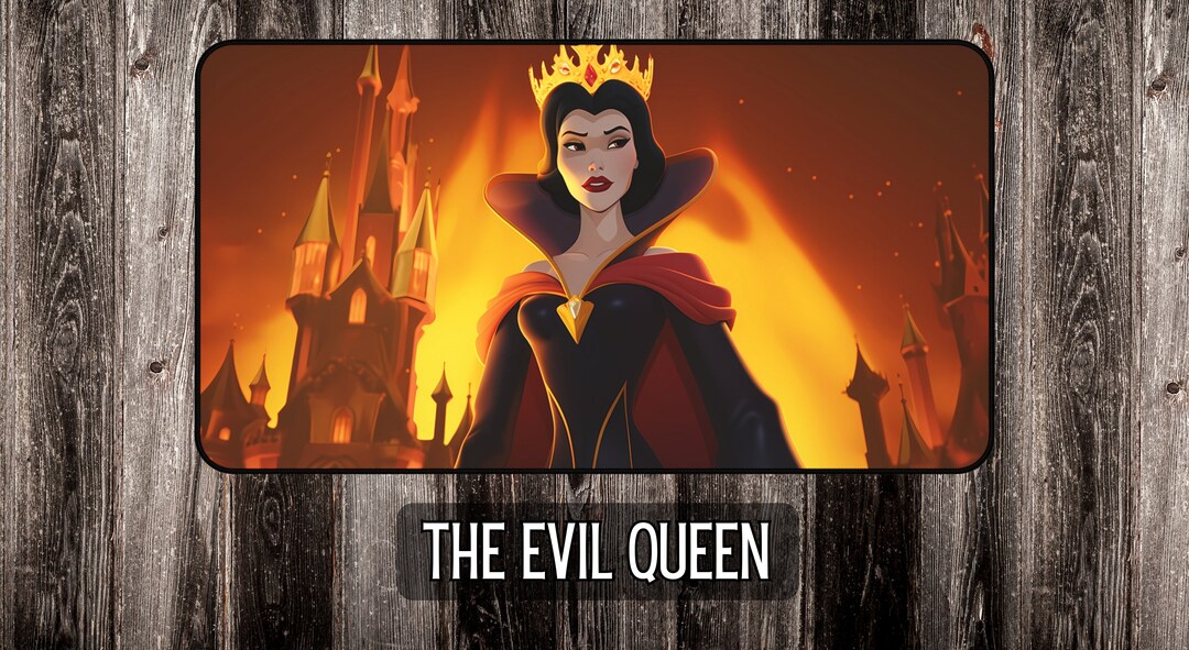 Lorcana Playmat the Evil Queen - Etsy