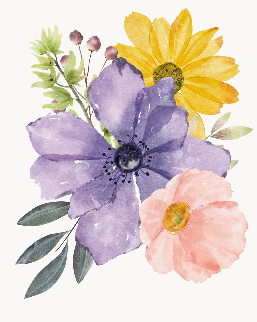 Spring Bouquet - Etsy